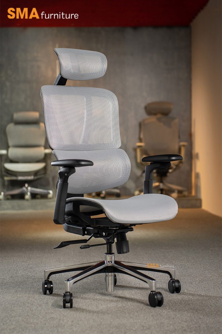 Ghế công thái học SMA Lumbar Top 1 phân khúc ghế 4 triệu