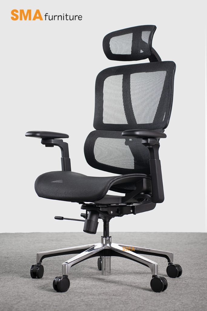 Ghế công thái học SMA Lumbar Top 1 phân khúc ghế 4 triệu