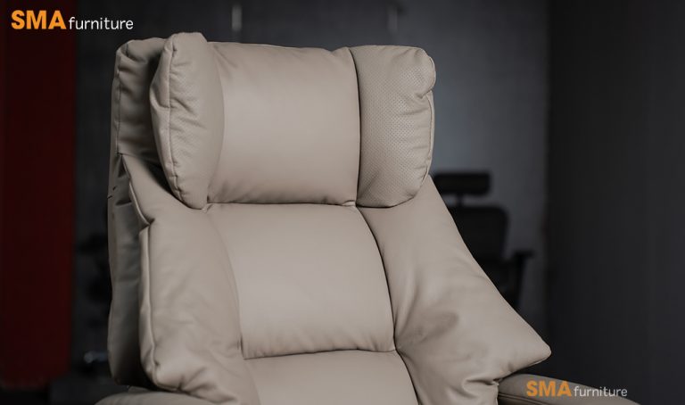 Ghế văn phòng giám đốc SMA Master Pro 03 Massage da bò mềm mại